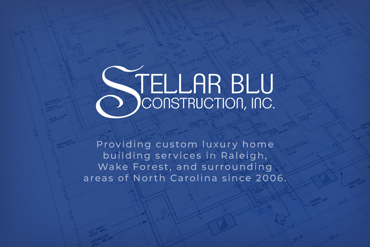 Luxury Home Builder – Stellar Blu Construction in Raleigh, NC
